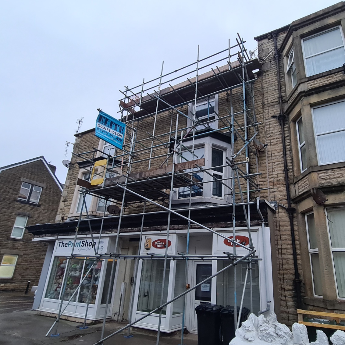 Storm Damage Scaffold Morecambe | Elite Scaffolds | Call 7943 392 429