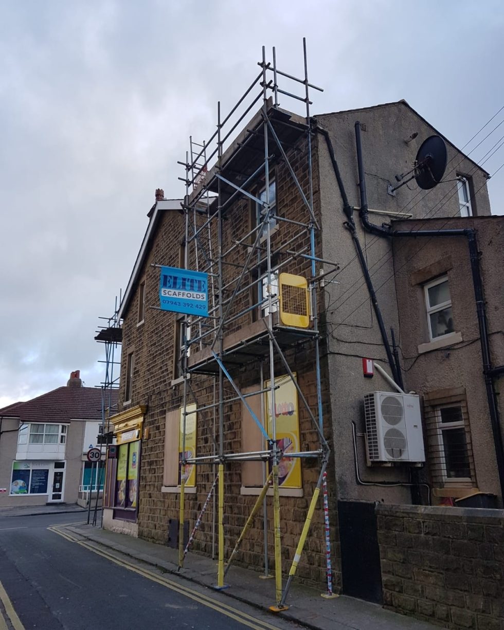 Chimney Stack Scaffolding Morecambe | Elite Scaffolds | 07943 392 429